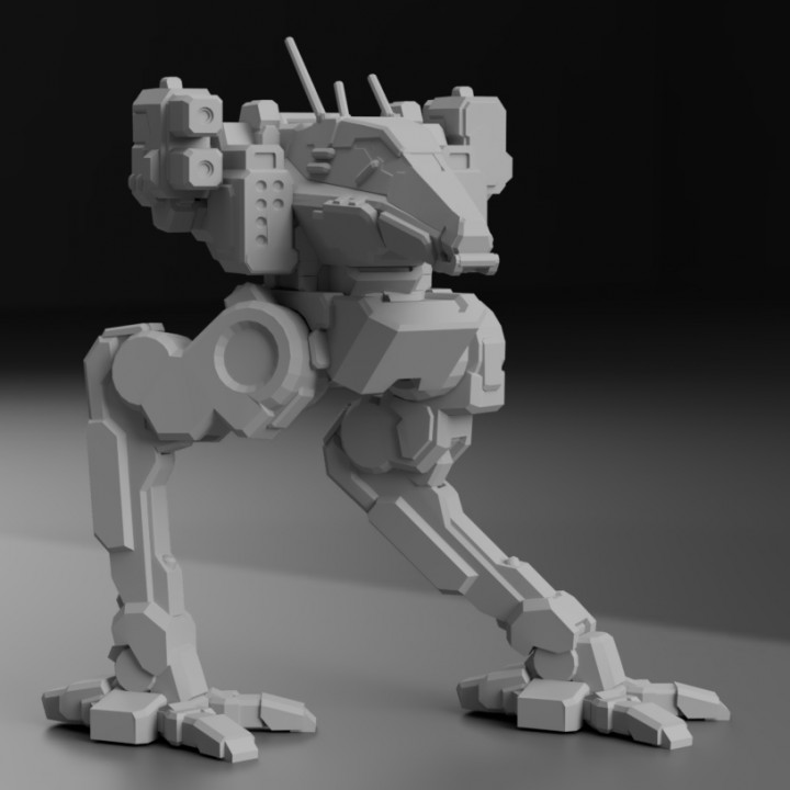 3D Printable RVN-1X Raven for Battletech by Matt Mason