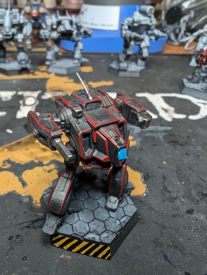 3D Printable Shadowcat Prime for Battletech by Matt Mason