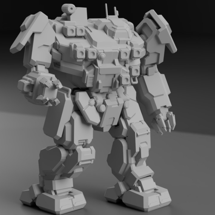 3D Printable TDR-5ST Thunderbolt "Tallman" for Battletech by Matt Mason
