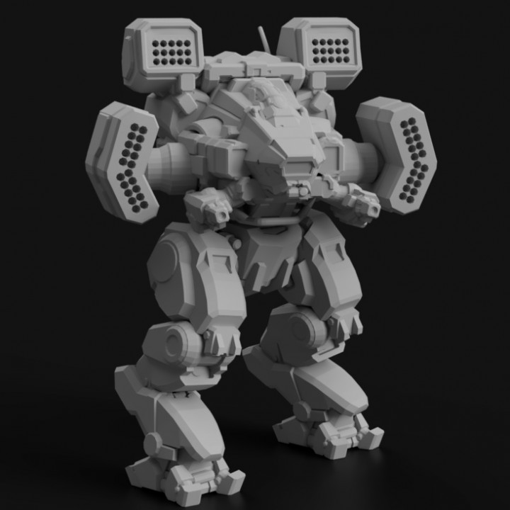 3D Printable VKG-2F Viking for Battletech by Matt Mason