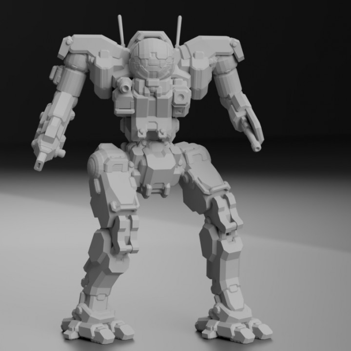 3D Printable VL-2T Vulcan for Battletech by Matt Mason