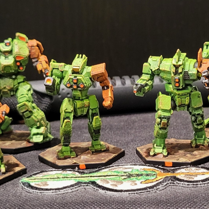 3D Print of WFL-1-P Wolfhound for Battletech by Arohen