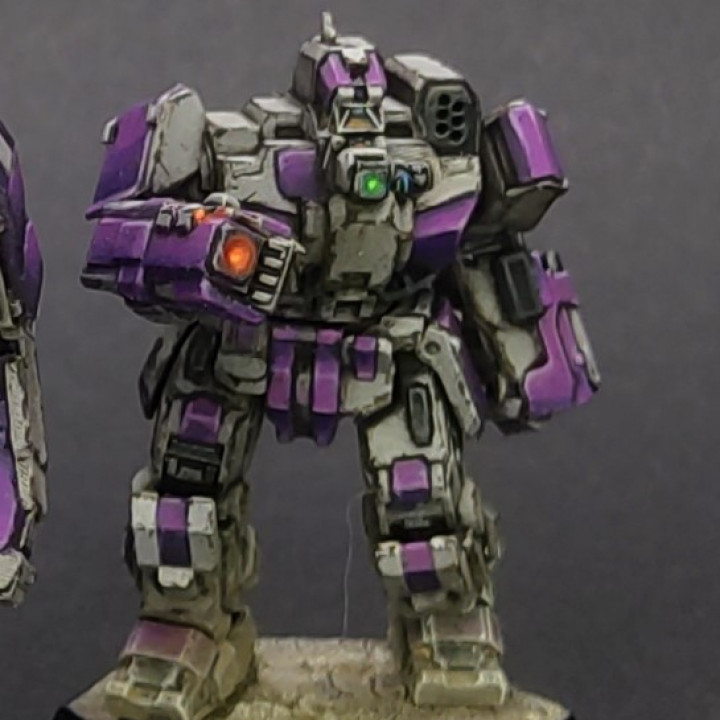 3D Print of WVR-6M Wolverine for Battletech by OneBadMonkee