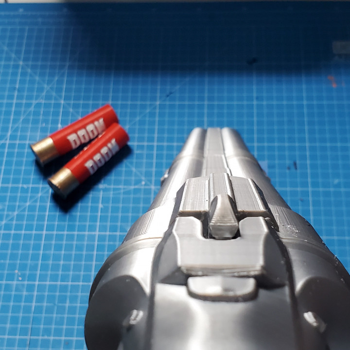 3D Printable DOOM Super Shotgun High Quality by Brendan Lautissier