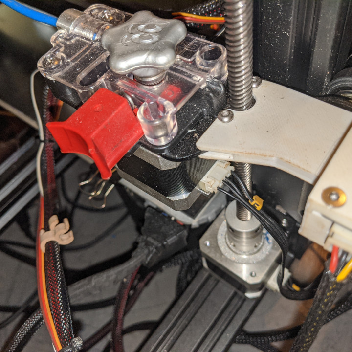 3D Printable CR-10 Runnout Sensor Holder by Cory Henderson