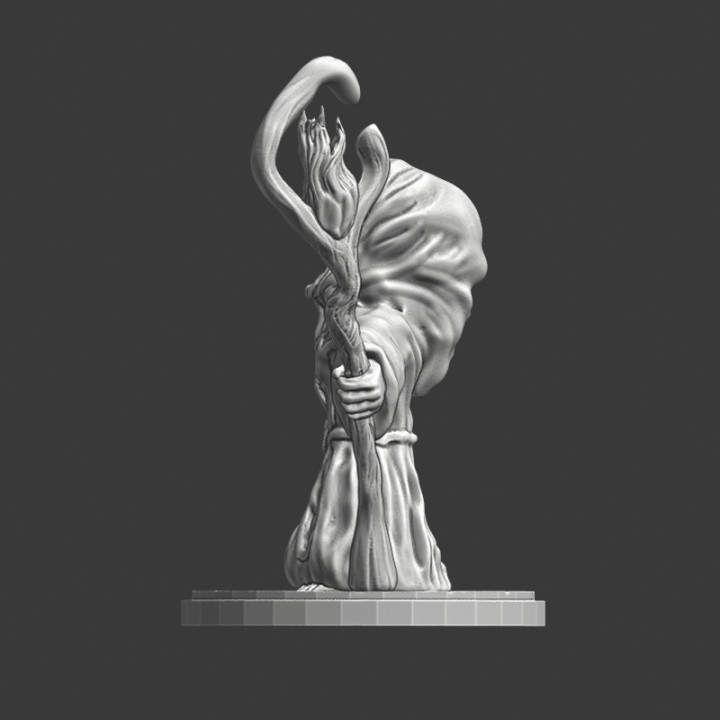 3D Printable Wizard (2) - 28mm miniature by BlueBoxGoblin