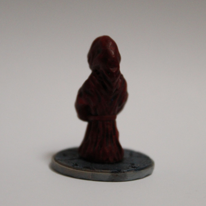 3D Printable Wizard (4) - 28mm miniature by BlueBoxGoblin