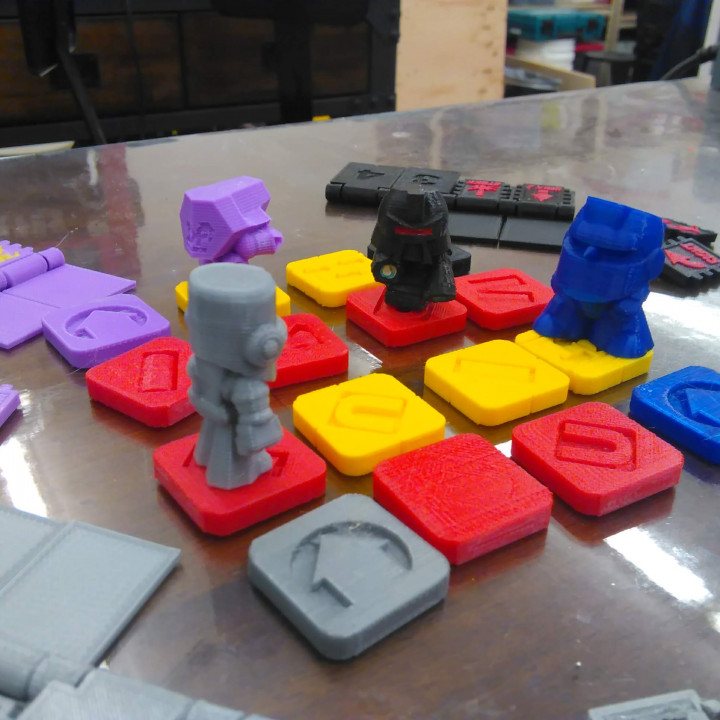 3D Printable Bot Blitz Big Brute Battery Bit Battle 3D Printed Strategy ...