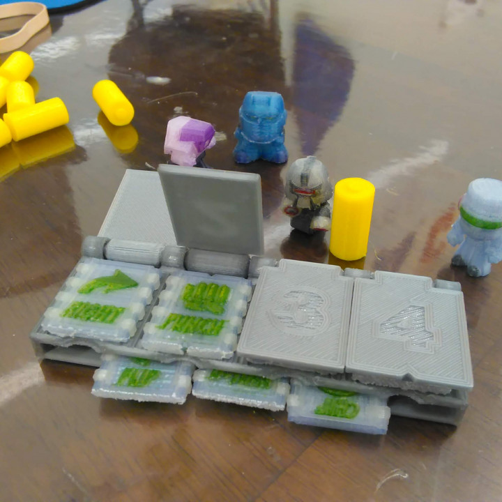 3D Printable Bot Blitz Big Brute Battery Bit Battle 3D Printed Strategy ...