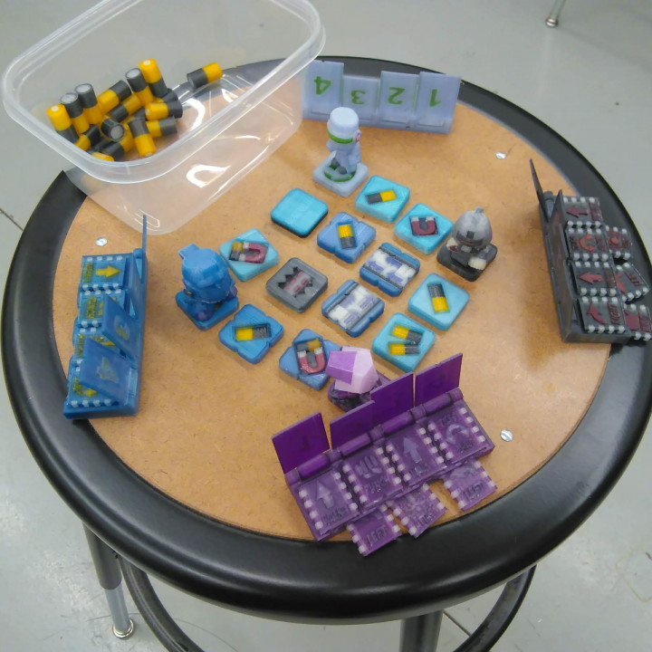 3D Printable Bot Blitz Big Brute Battery Bit Battle 3D Printed Strategy ...