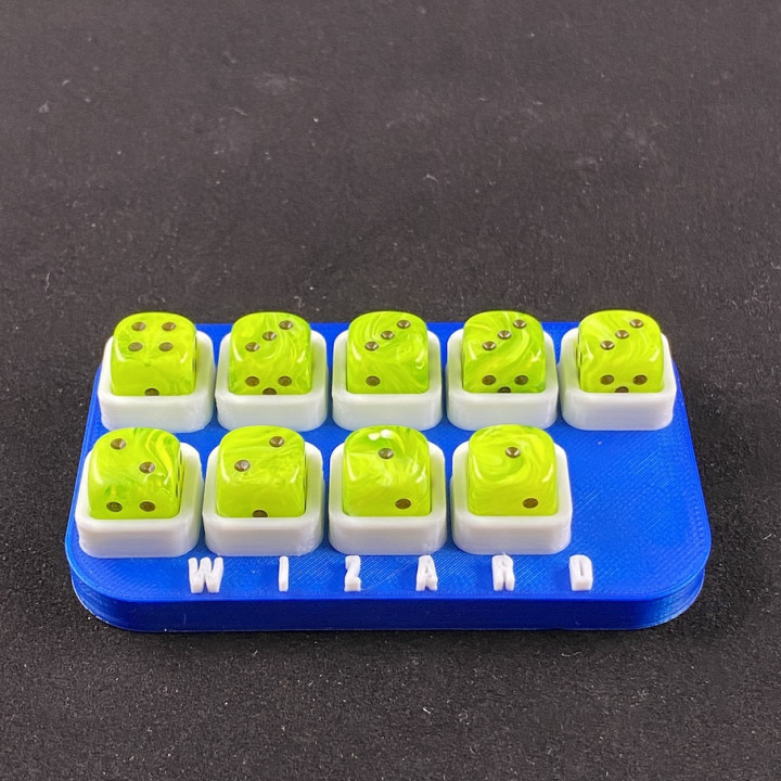 3D Printable D&D Spell Slot Tracker by Mike