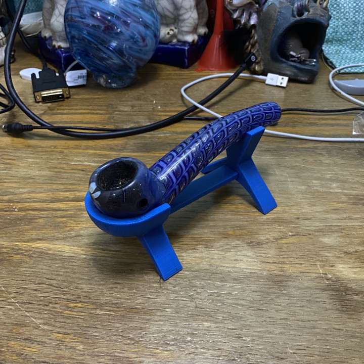 3D Printable Pipe Stand by Jordan Medlock