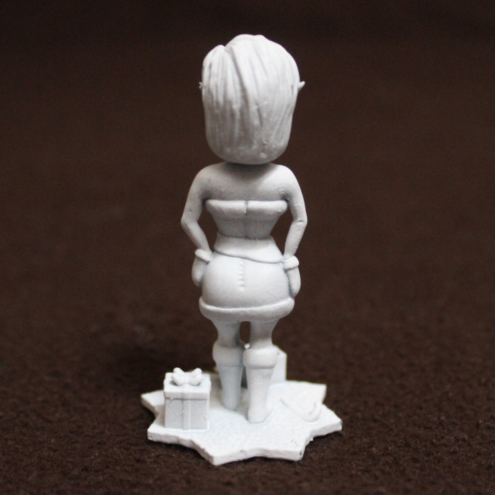 3D Printable Santa and His Helper Miniature by BlueBoxGoblin