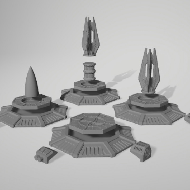3D Printable 5000 RocketBase V2 by Steve Snow