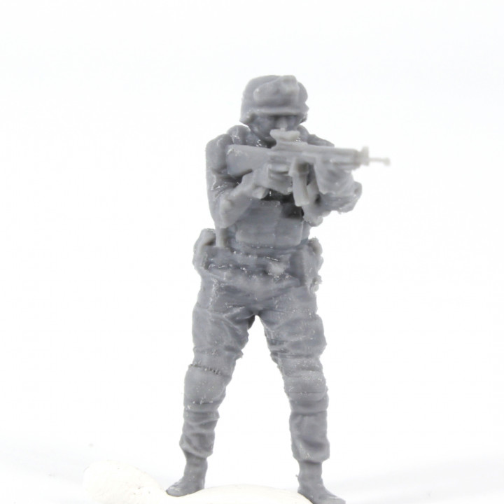 3D Printable US Marine with assault rifle | USMC by The Printing Goes ...
