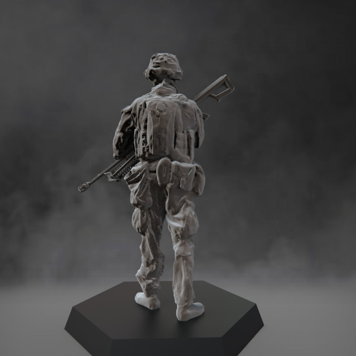3D Printable US Marine sniper | USMC by The Printing Goes Ever On