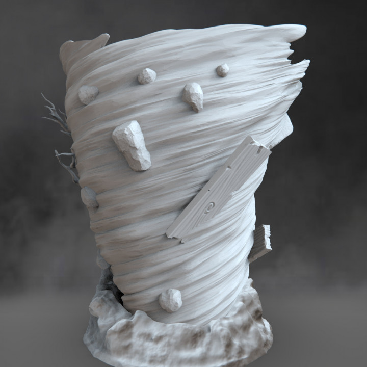 3D Printable Tornado | 4 variants | Fits a mini inside! by The Printing ...
