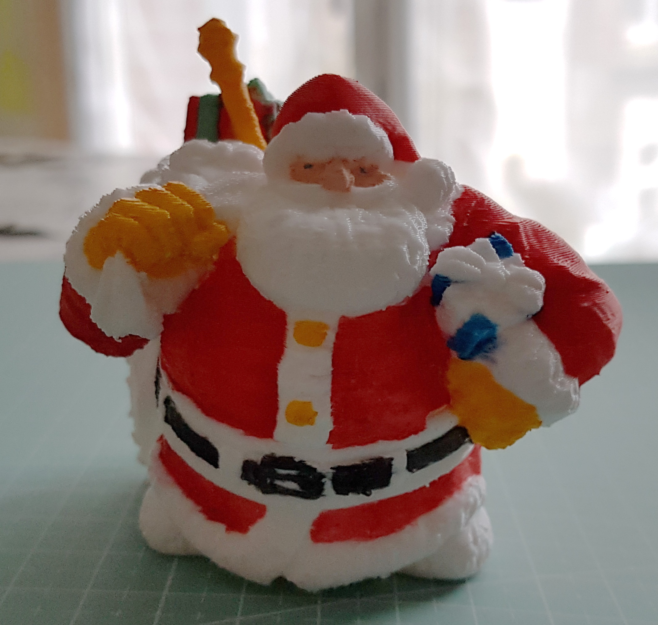 3D Printable Dwarven Santa Miniature - pre-supported by Epics N Stuffs