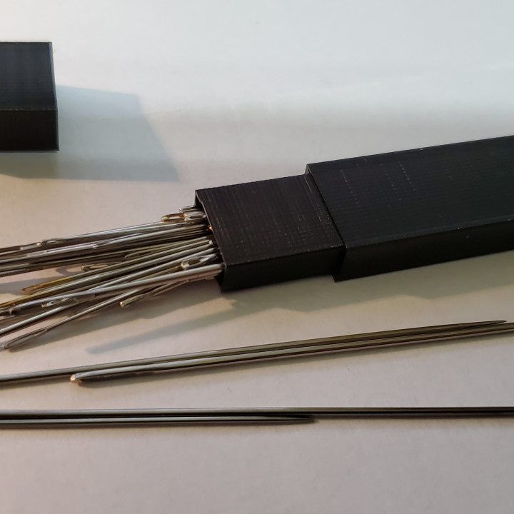 3D Printable Sewing Needle Storage by Ron