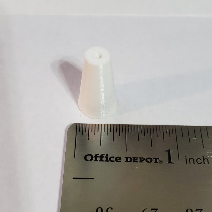 3D Printable Blind Pull Cord Knob Small by Ron