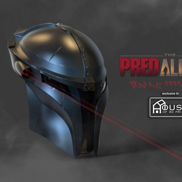 3D Printable The Preadalorian Helmet by Jordan Musser