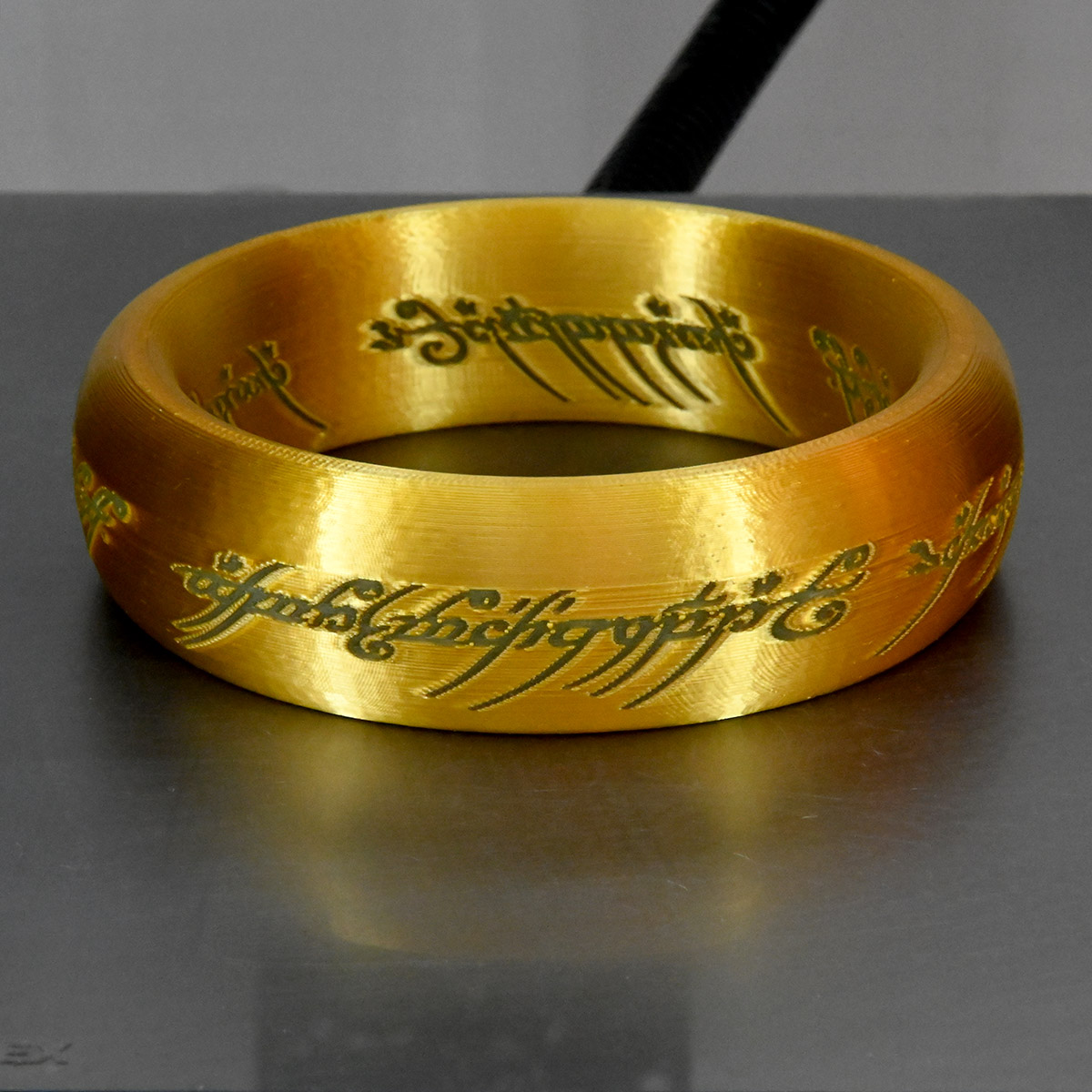 3D Printable The One Ring (multimaterial) by Jukka Seppänen