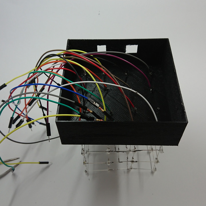 3D Printable Led Cup 4x4x4 Arduino by İPUCU