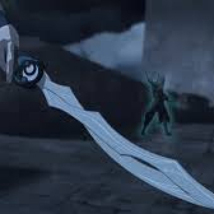 3D Printable Rayla's Dagger by Jonas Hauk Nilsen