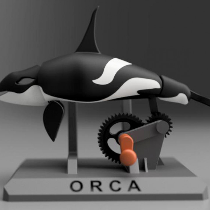 3D Printable ORCA MECHANICAL by Rafael Matheus