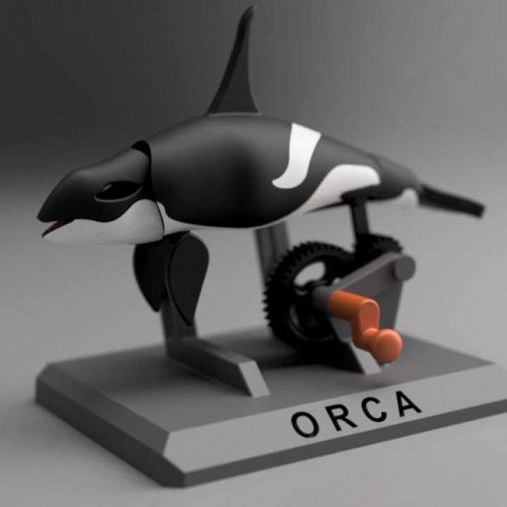 3D Printable ORCA MECHANICAL by Rafael Matheus