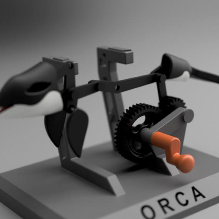 3D Printable ORCA MECHANICAL by Rafael Matheus
