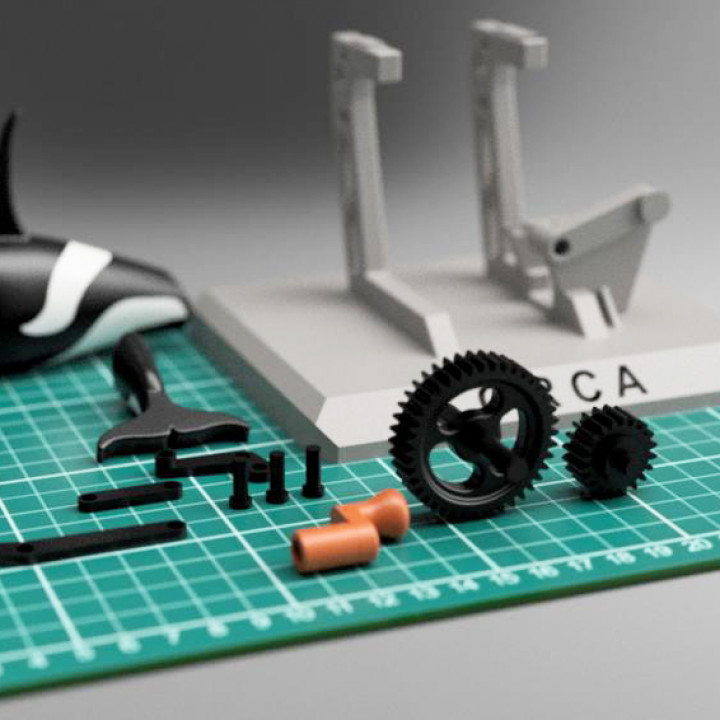 3D Printable ORCA MECHANICAL by Rafael Matheus