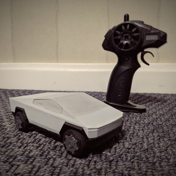 3D Printable Cybertruck (body kit + printable chassis) by Kalle-Iivari ...