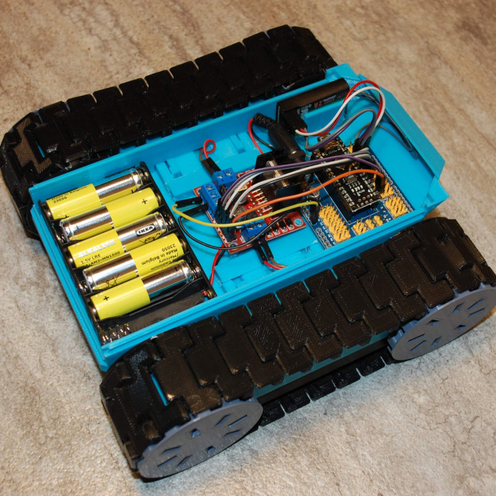 3D Printable Cybertank by Kirill Ilinich