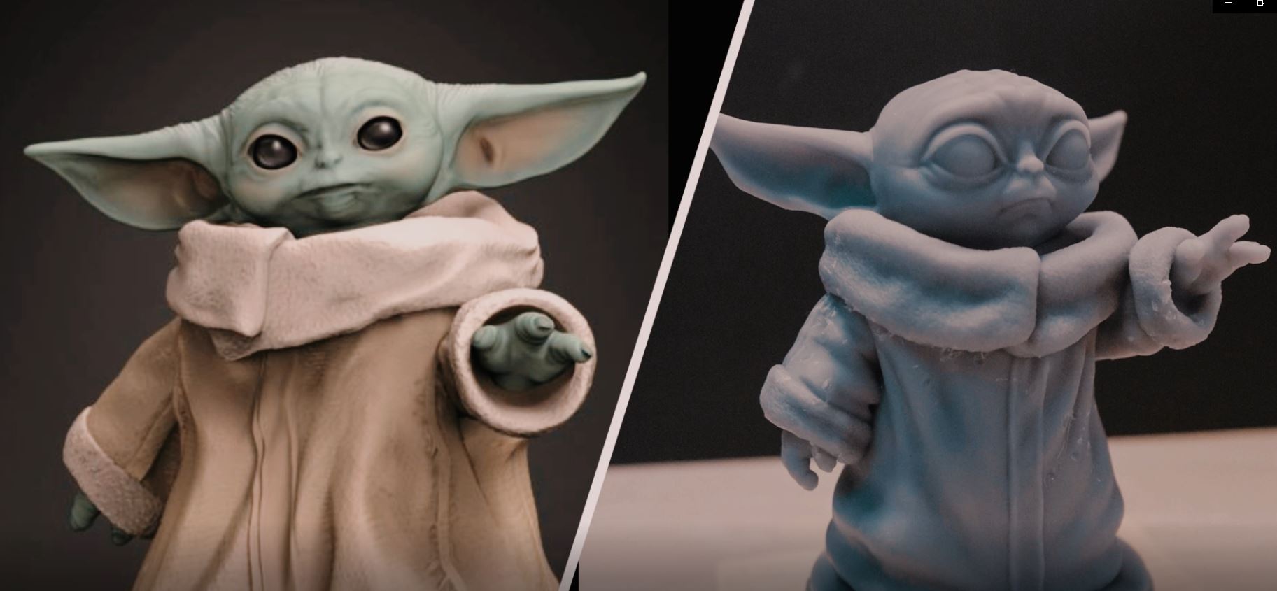3D Printable Baby Yoda by César Mujica Castro