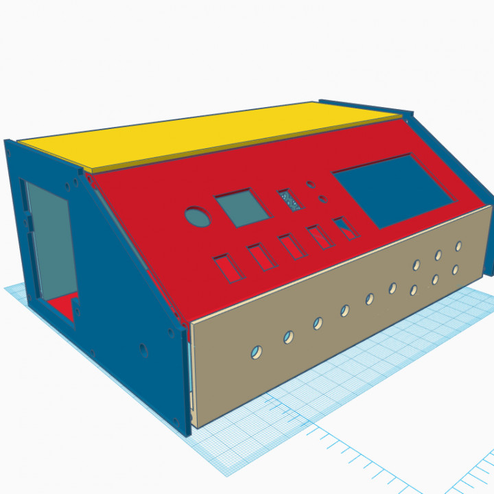 3D Printable Bench PSU shell using dell h275p psu by Krasimir