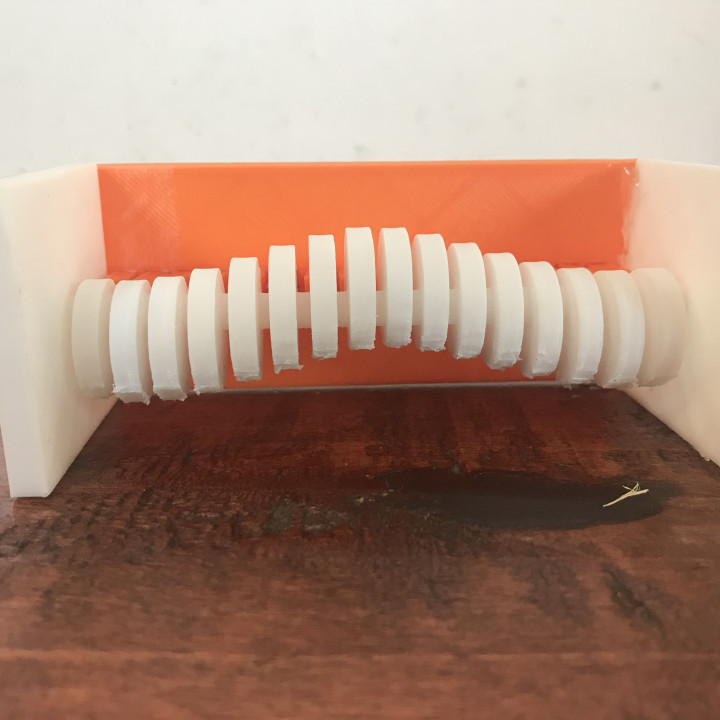 3D Printable Mechanical Worm #Tinkermechanical by Bryce Lydick