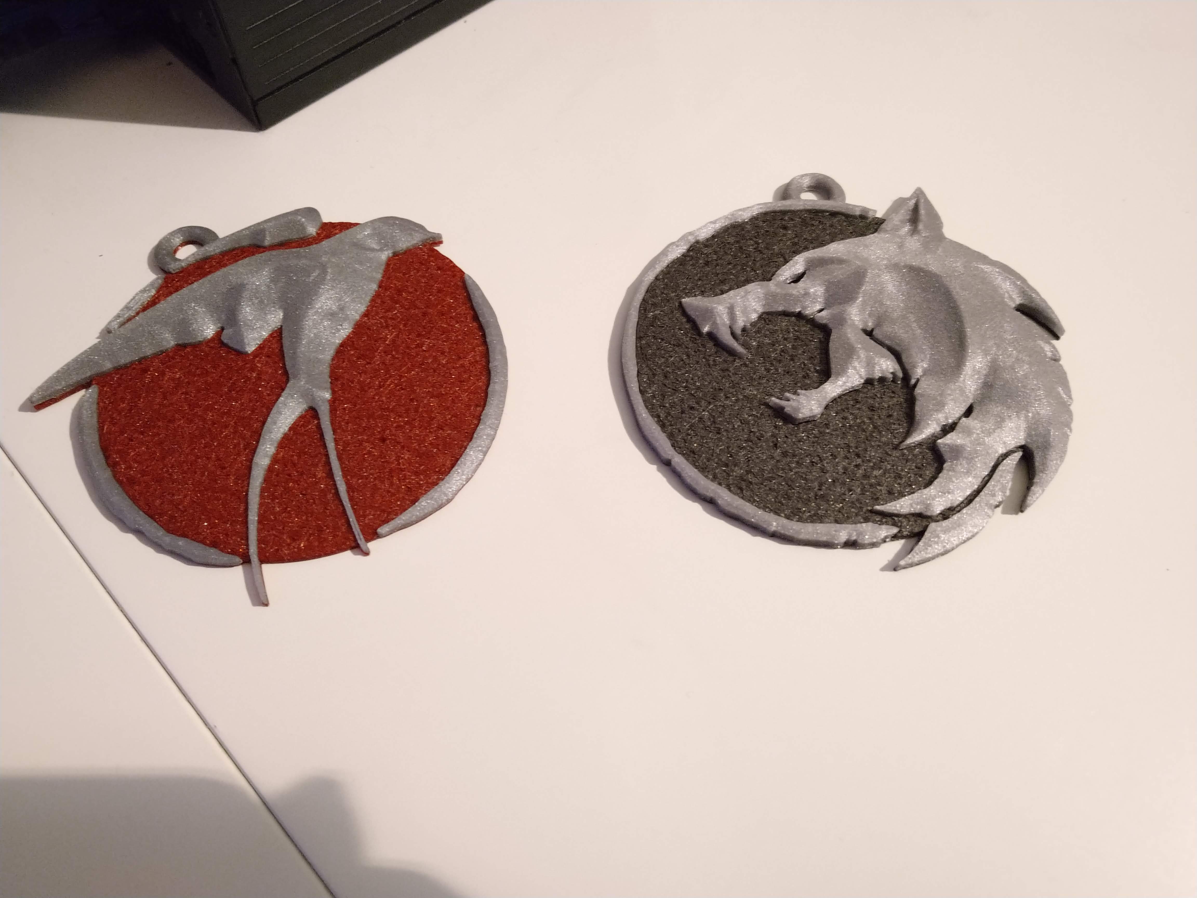3D Printable The Witcher medallions (TV series) by Jukka Seppänen