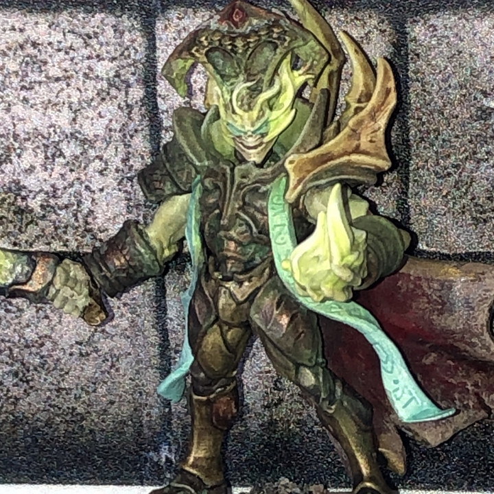 3D Print of Ossarnus the Sarcophagus Guardian by cheballs