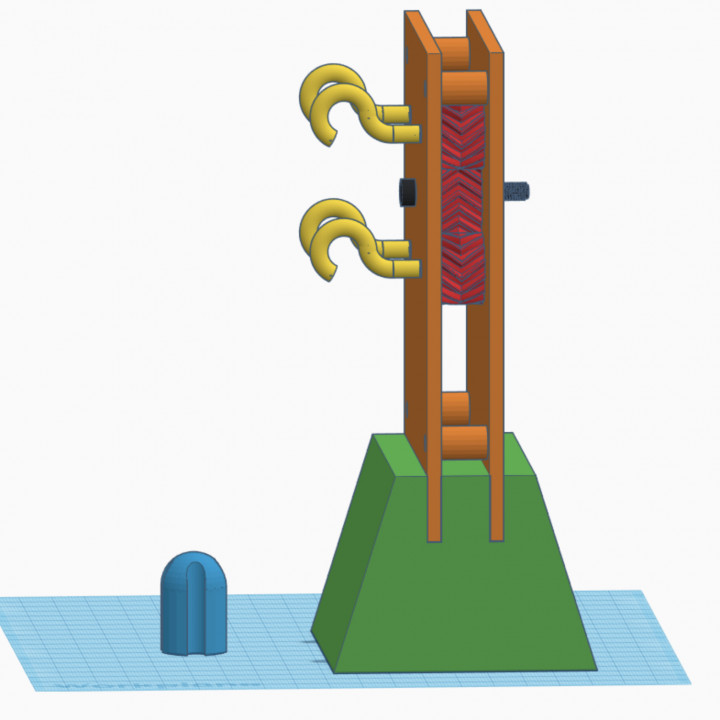 3D Printable Rope Making Machine by Rochan Pinho
