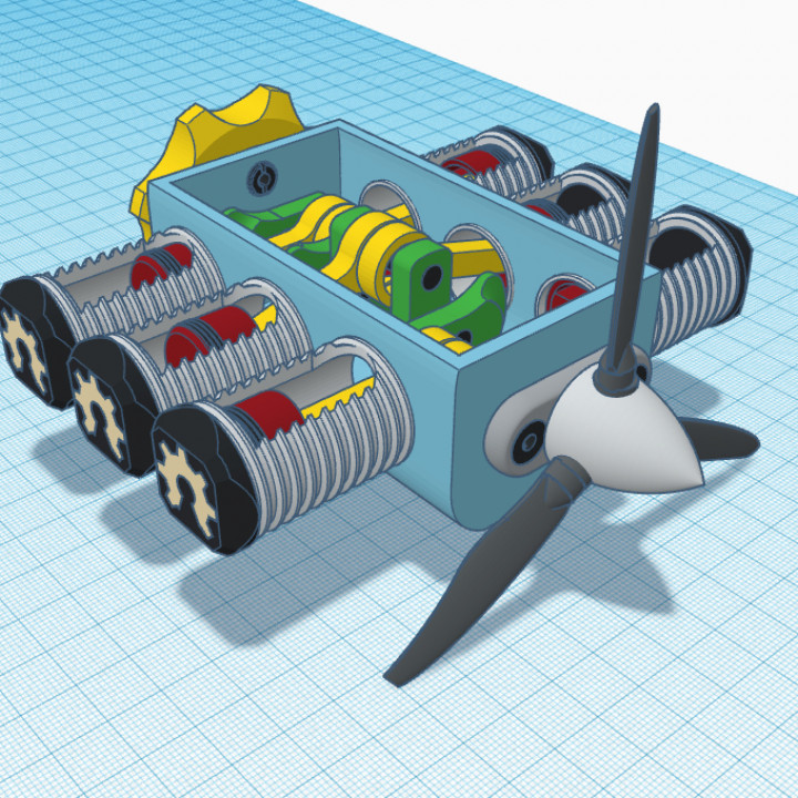 3D Printable Horizontally Opposed 6 Cylinder Aircraft Engine by Ace 3D Printable Horizontally Opposed 6 Cylinder Aircraft Engine by Ace