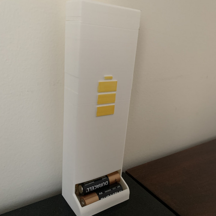 3D Printable Battery Storage Container, AA, AAA by Ollie Sampo