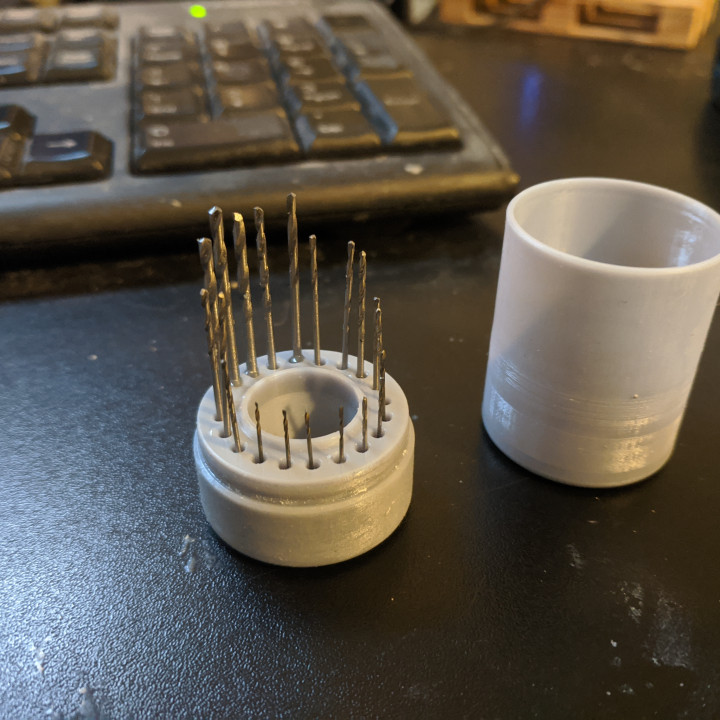 3D Printable Pin Vice 20-Bit holder by Jonathan Tuttle