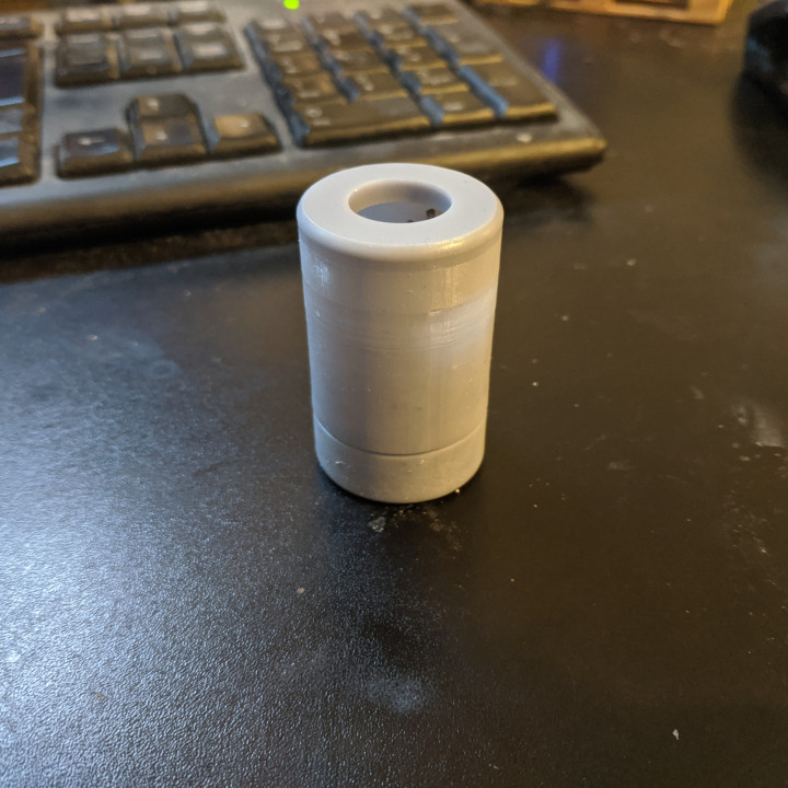 3D Printable Pin Vice 20-Bit holder by Jonathan Tuttle