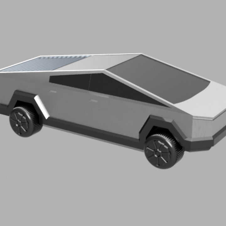 3D Printable Tesla CyberTruck by 3DPrintProjects