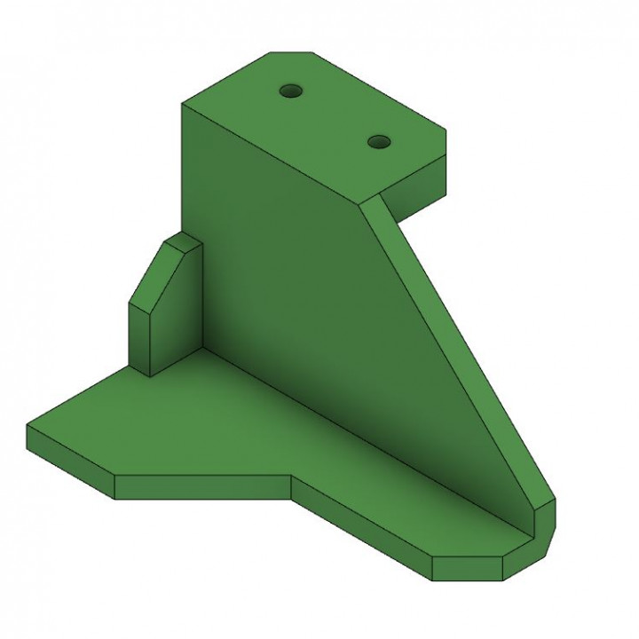 3D Printable Under-Desk Laptop Storage/Docking Brackets by AK Tanner