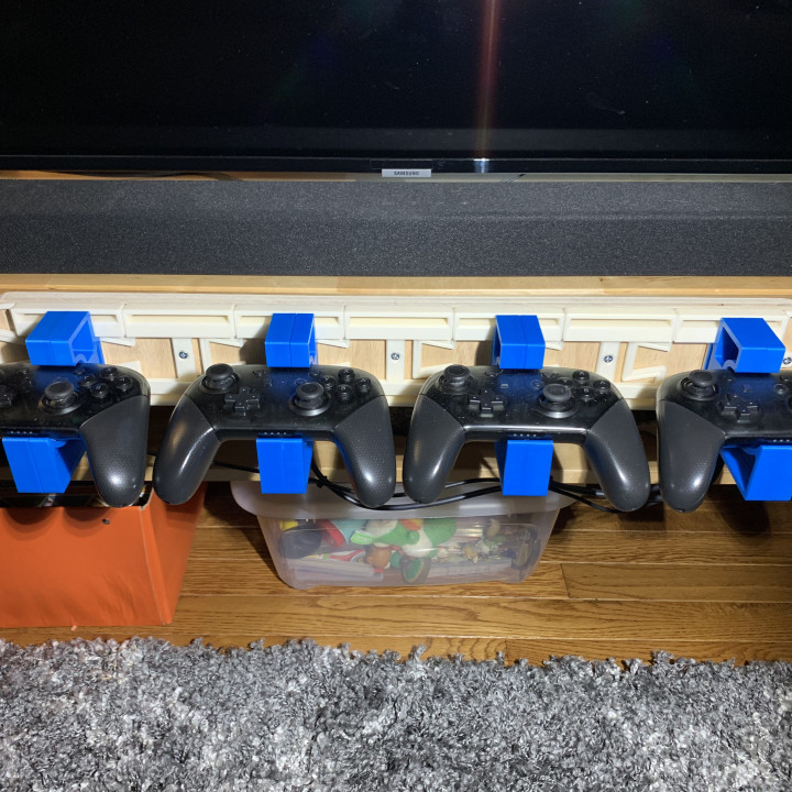 3D Printable Nintendo Switch Pro Controller Modular Charging Dock by ...