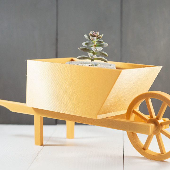 3D Printable Wheelbarrow by Nathan