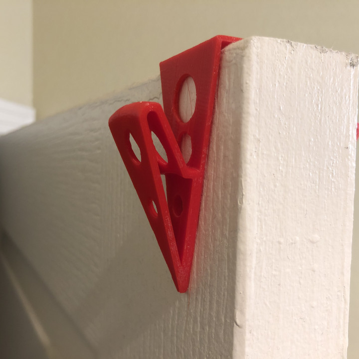 3D Printable Door Cloths Hanger by Shahram Zomorrodi
