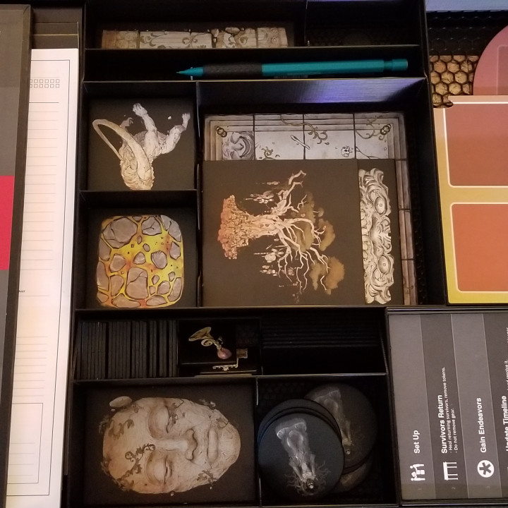 3D Printable Kingdom Death - Box Organizer, Token Trays, Extras by None ...